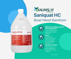 Kalinisan Saniquat HC Quat Hand Sanitizer Unscented 1 Gallon – Clean Depot