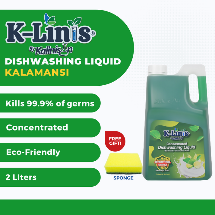 Kalinisan K-Linis Concentrated Dishwashing Liquid 2 Liters – Clean Depot
