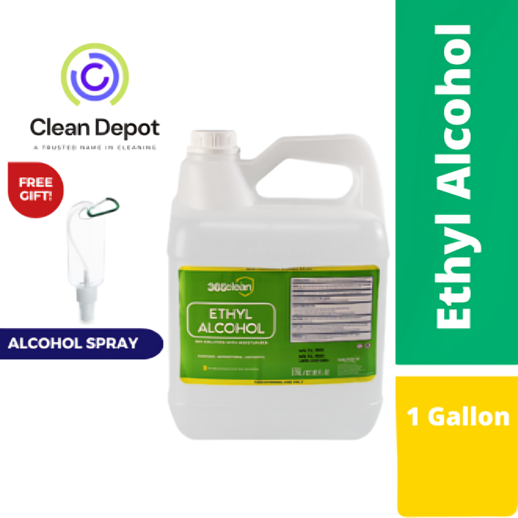 365 Clean Ethyl Alcohol with Moisturizer 1 Gallon – Clean Depot