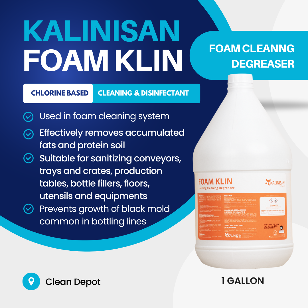 Foam Klin Foam Cleaning Degreaser 1 Gallon – Clean Depot