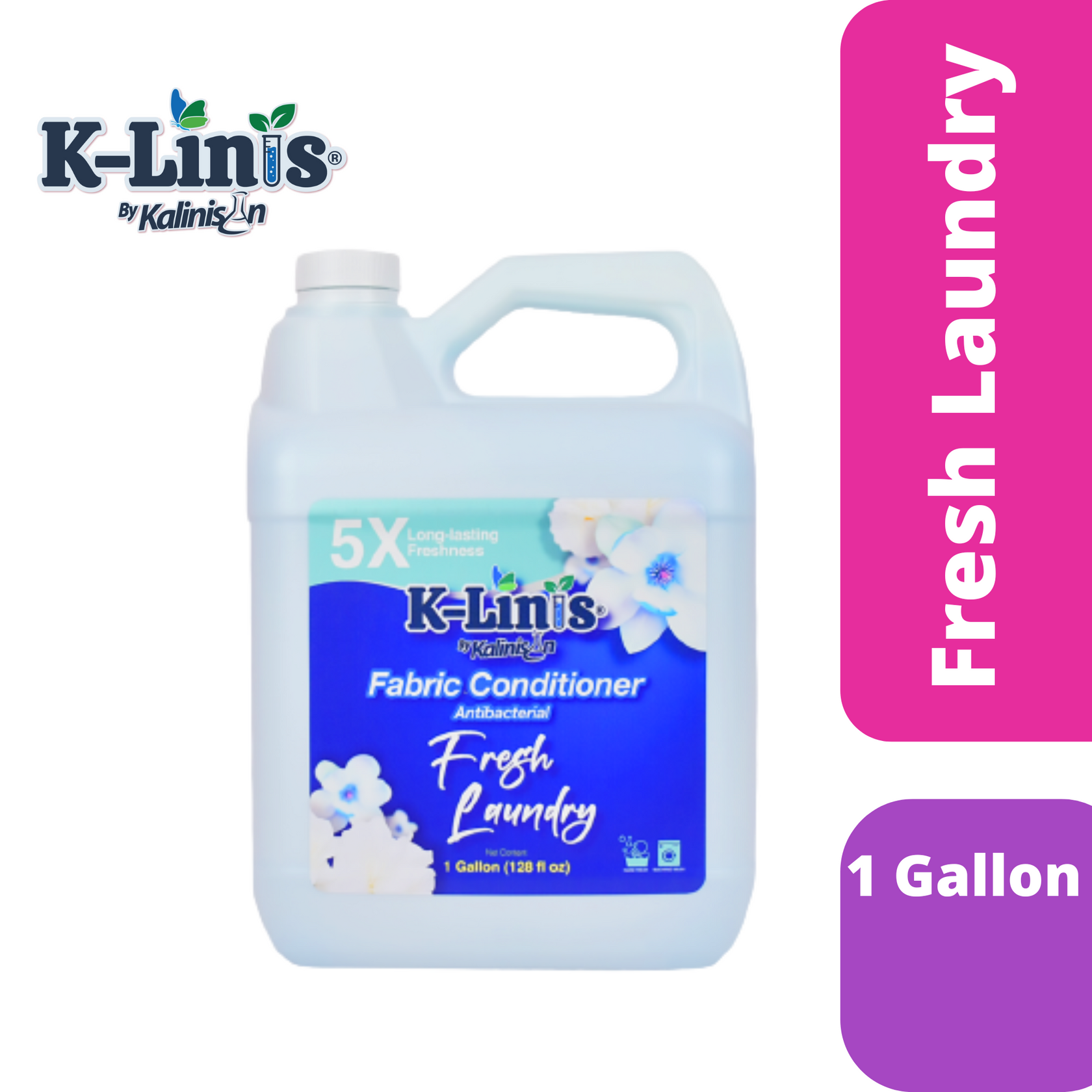 Kalinisan K-Linis Fabric Conditioner with Fresh Laundry Scent 1 Gallon ...