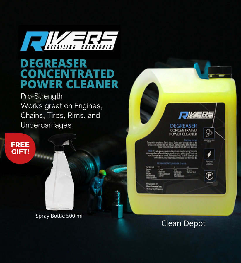 Rivers Water Soluble Degreaser 1 gal with free 500 ml Spray Bottle ...