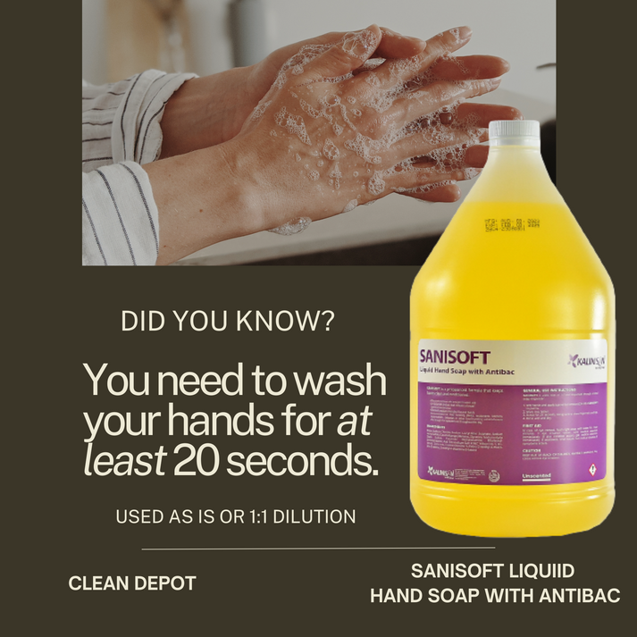 Sanisoft Unscented Liquid Hand Soap with Antibac 1 Gallon (3.8 Liters ...