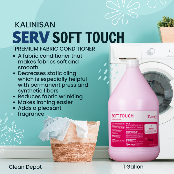 Kalinisan Soft Touch Premium Fabric Conditioner 1 Gallon – Clean Depot